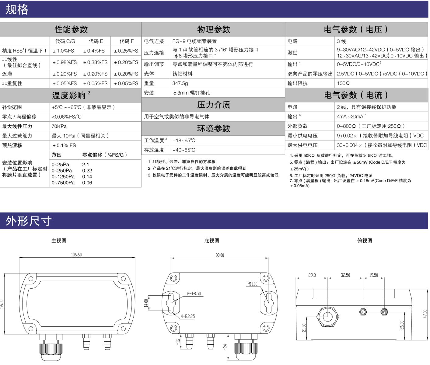 全新包装西特 SETRA 268 微差压传感器-阿仪网